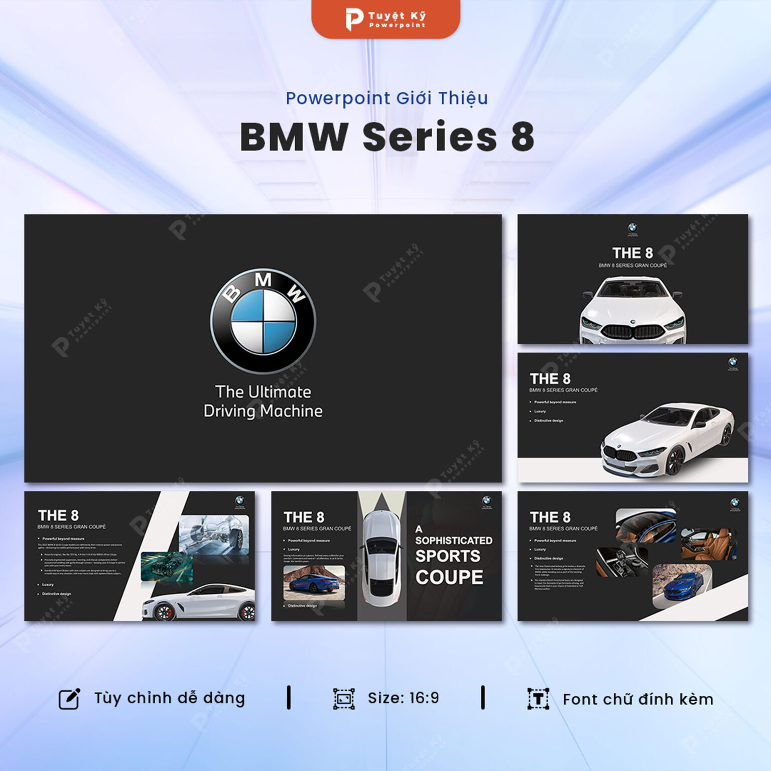 Mẫu Slide Powerpoint giới thiệu BMW | Tuyệt kỹ Powerpoint