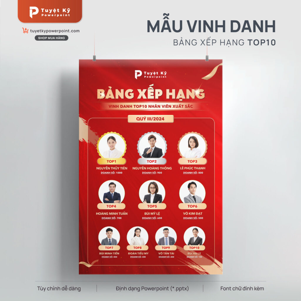 Mẫu Backdrop / Banner Lễ Vinh Danh | Tuyệt kỹ Powerpoint