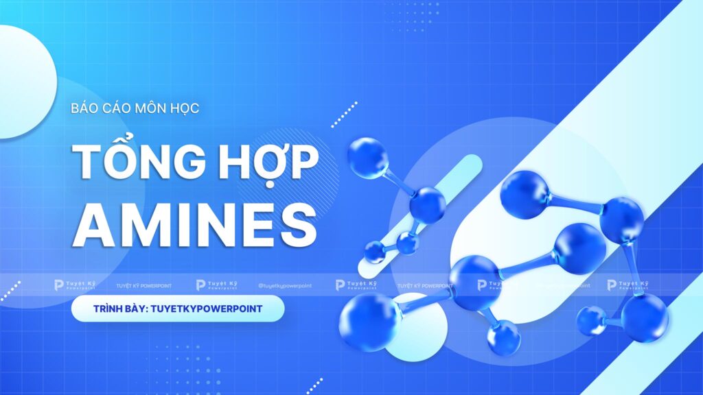 Mẫu Slide Tổng hợp Amines | Tuyệt kỹ Powerpoint