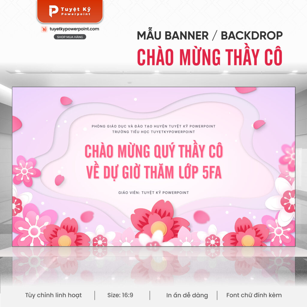 Backdrop / Banner - Tuyệt Kỹ Powerpoint
