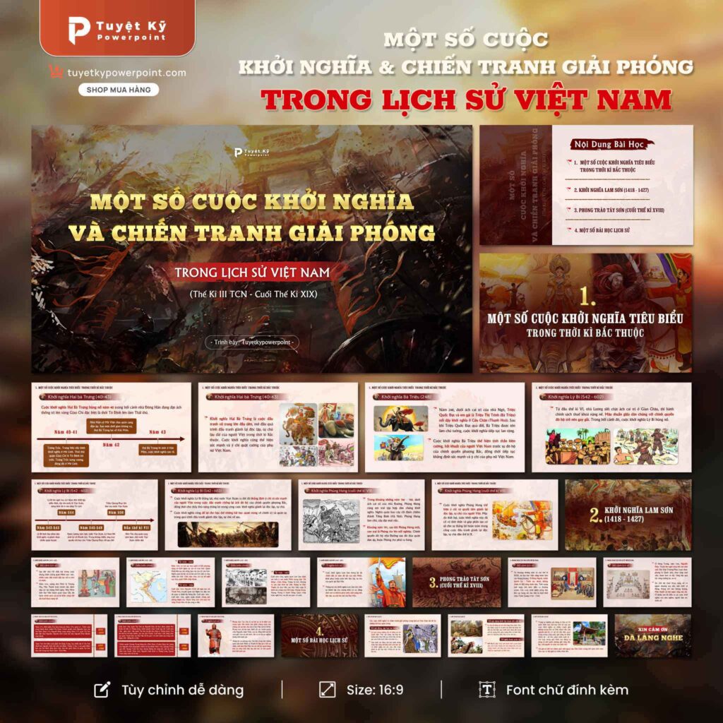 Mẫu Slide Lịch Sử: Văn minh Văn Lang - Âu Lạc | Tuyệt kỹ Powerpoint