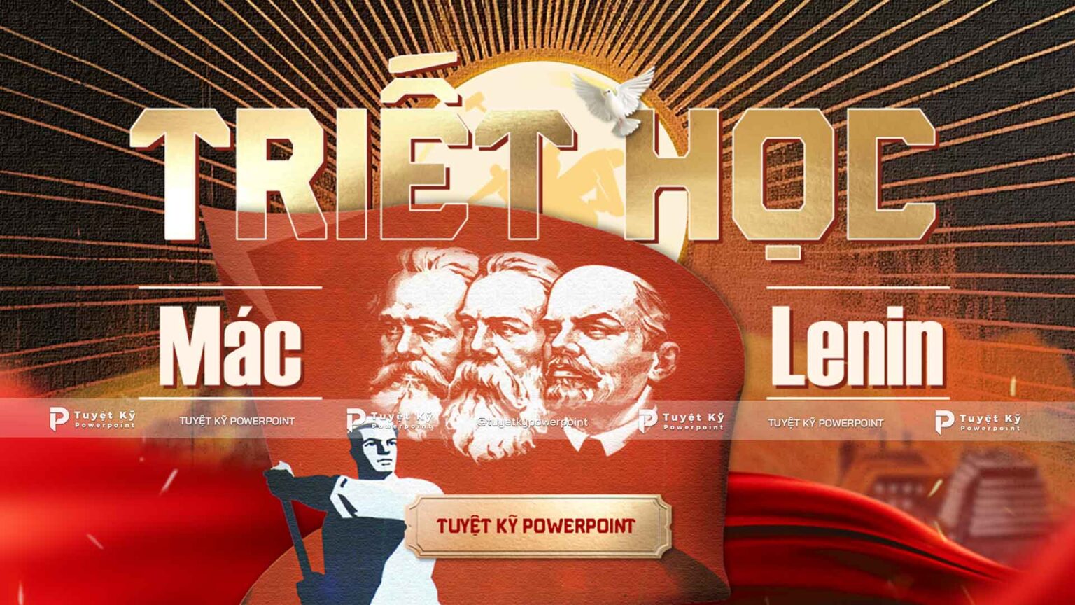 Mẫu Slide Triết học Mác Lênin: Phần 1 - Triết học và vấn đề cơ bản của ...