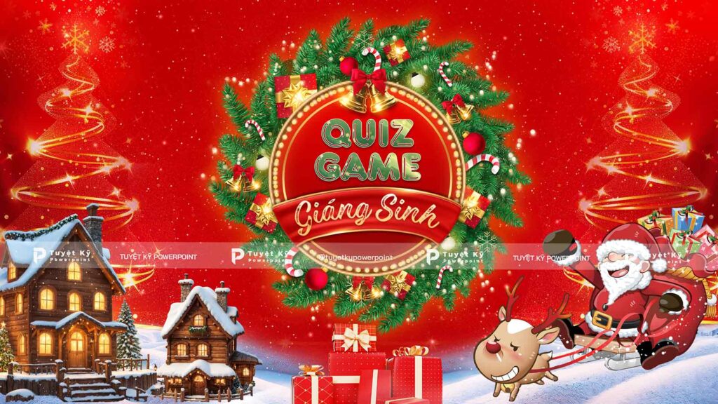 Mẫu Slide Quiz Game Đố vui Giáng Sinh | Tuyệt kỹ Powerpoint