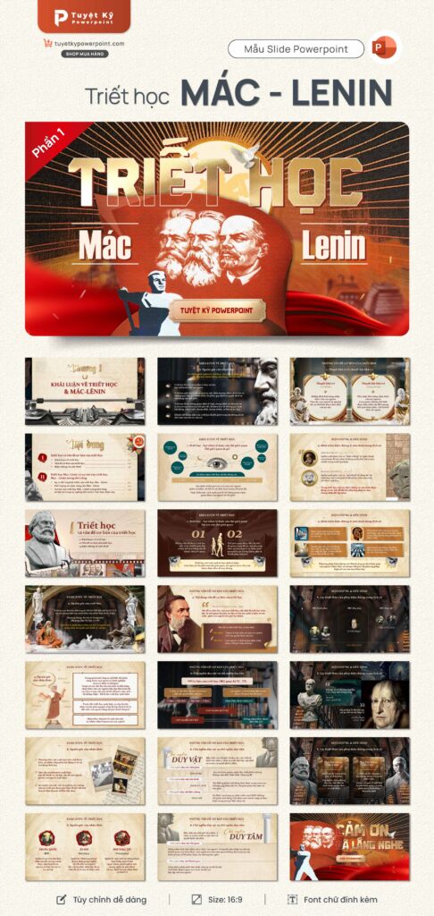 Mẫu Slide Triết học Mác Lênin: Phần 1 - Triết học và vấn đề cơ bản của triết học | Tuyệt kỹ ...