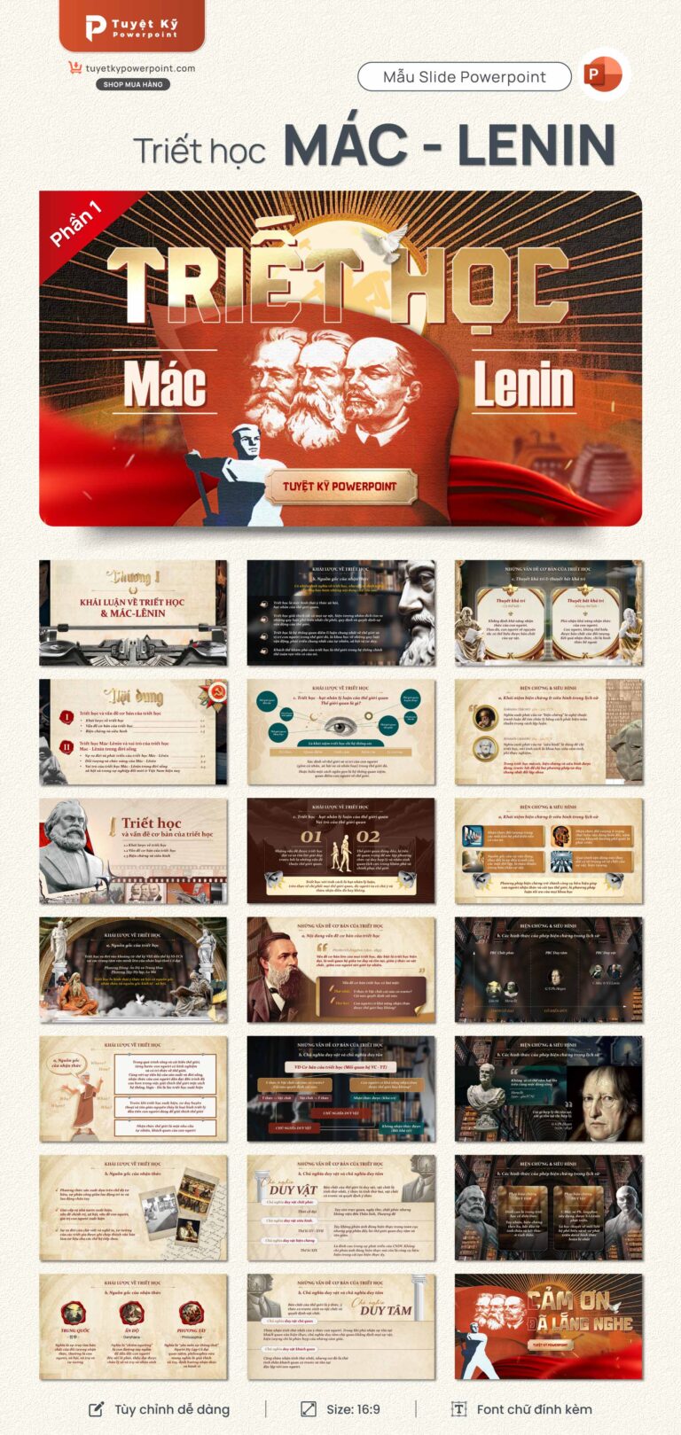 Mẫu Slide Triết học Mác Lênin: Phần 1 - Triết học và vấn đề cơ bản của triết học | Tuyệt kỹ ...