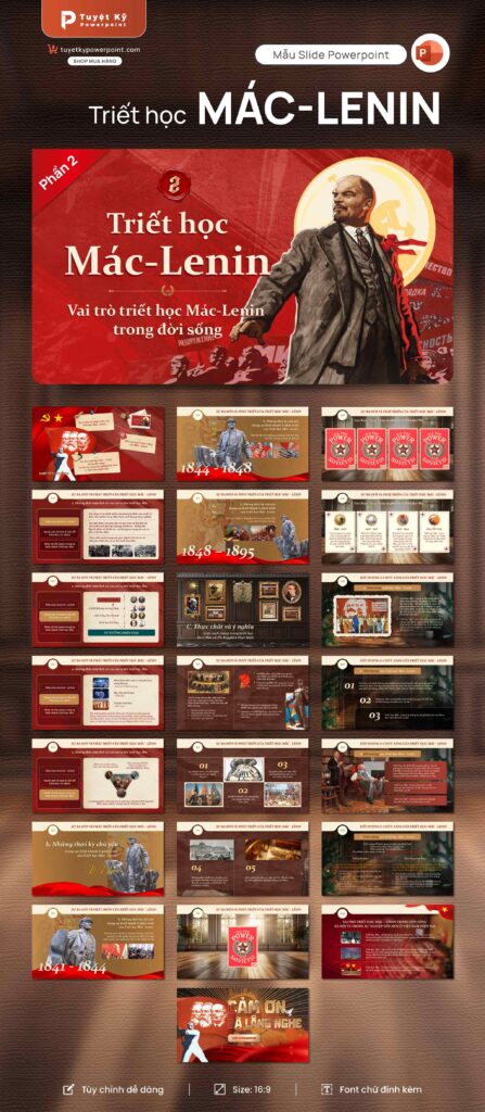 Mẫu Slide Triết học Mác - Lênin: Phần 2 - Vai trò triết học Mác-Lênin ...