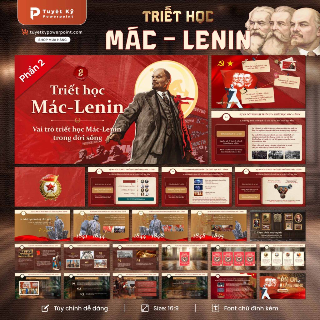 Mẫu Slide Triết học Mác - Lênin: Phần 2 - Vai trò triết học Mác-Lênin ...