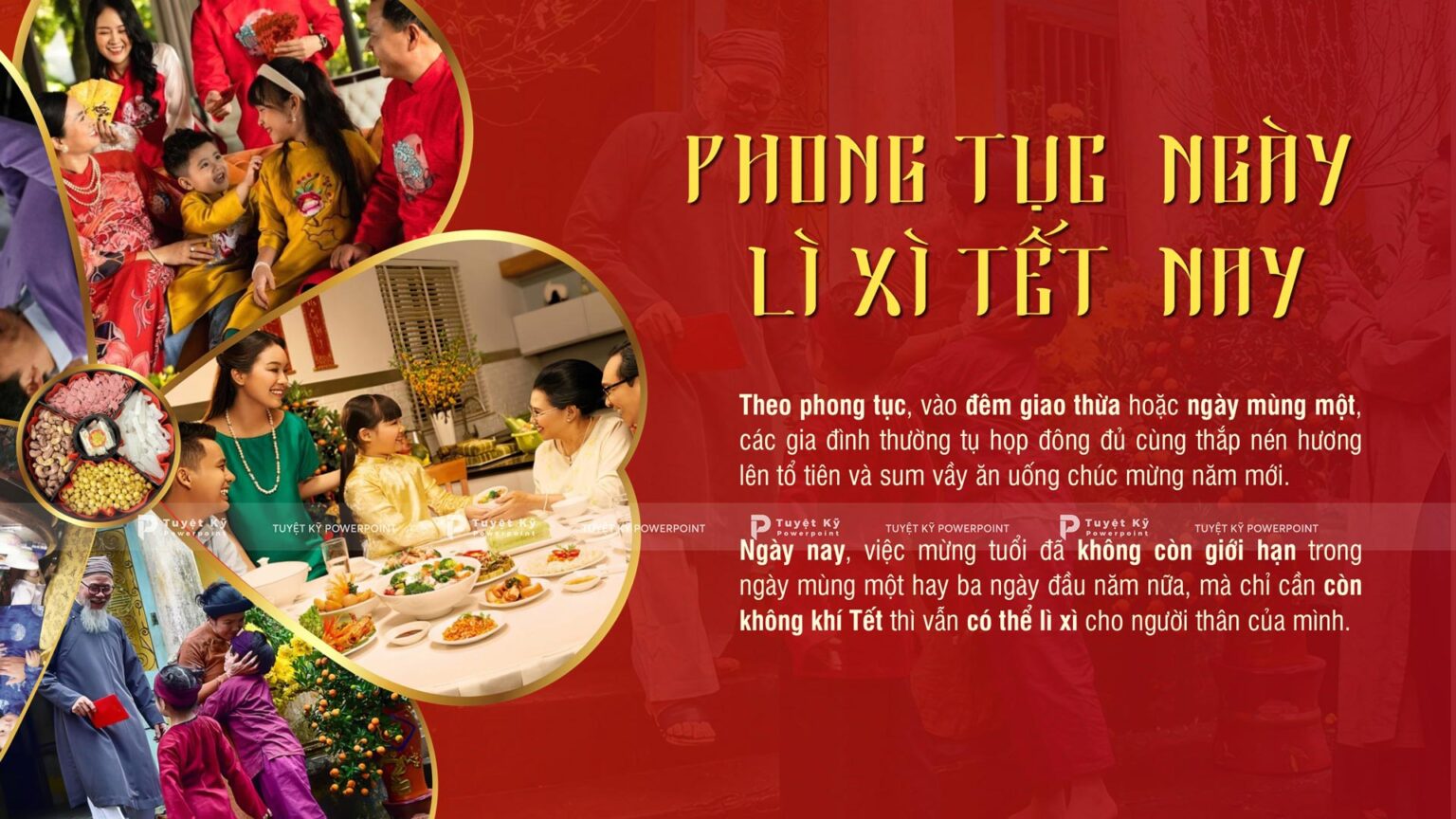 Mẫu slide Phong tục Lì Xì ngày Tết | Tuyệt kỹ Powerpoint