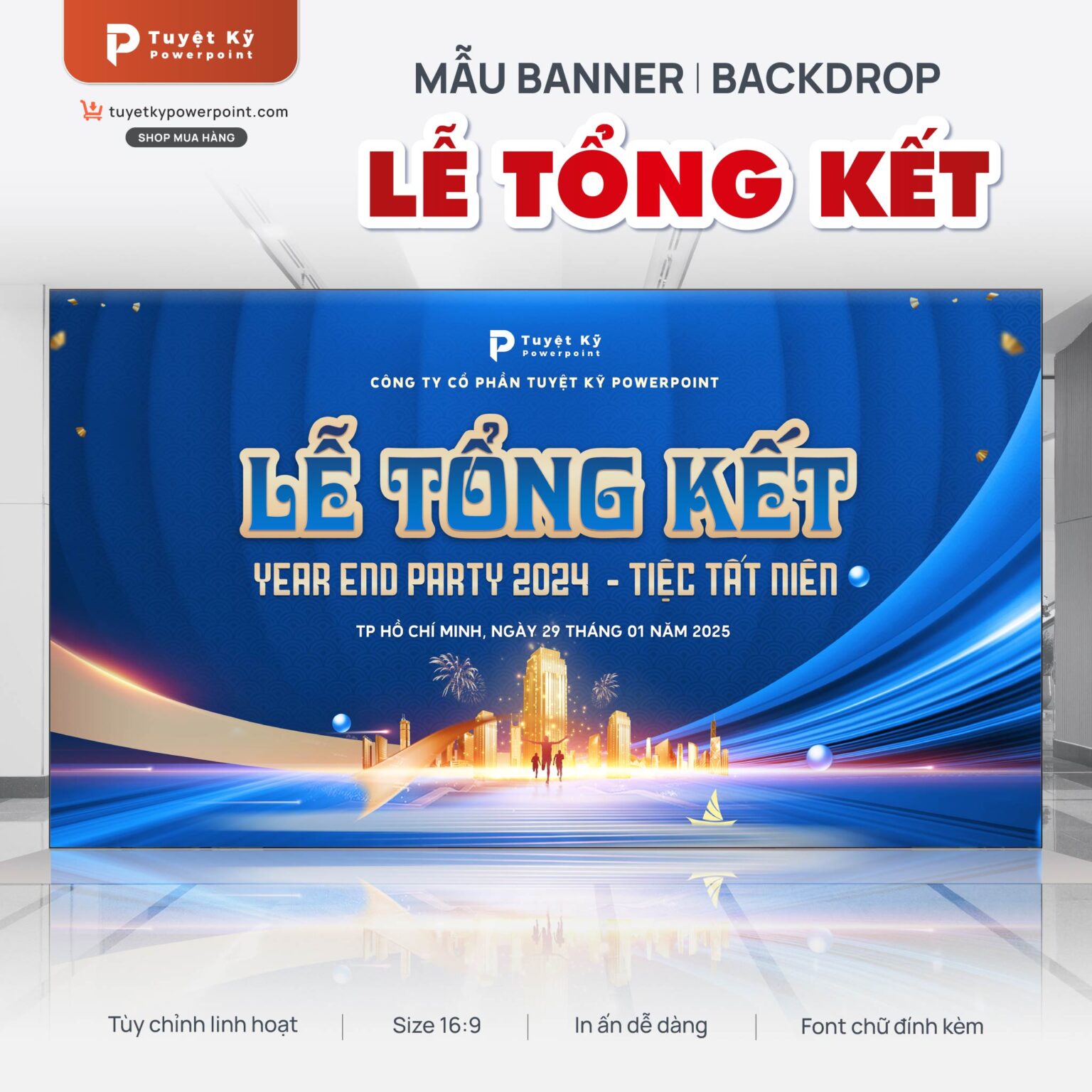 Backdrop / Banner - Tuyệt Kỹ Powerpoint