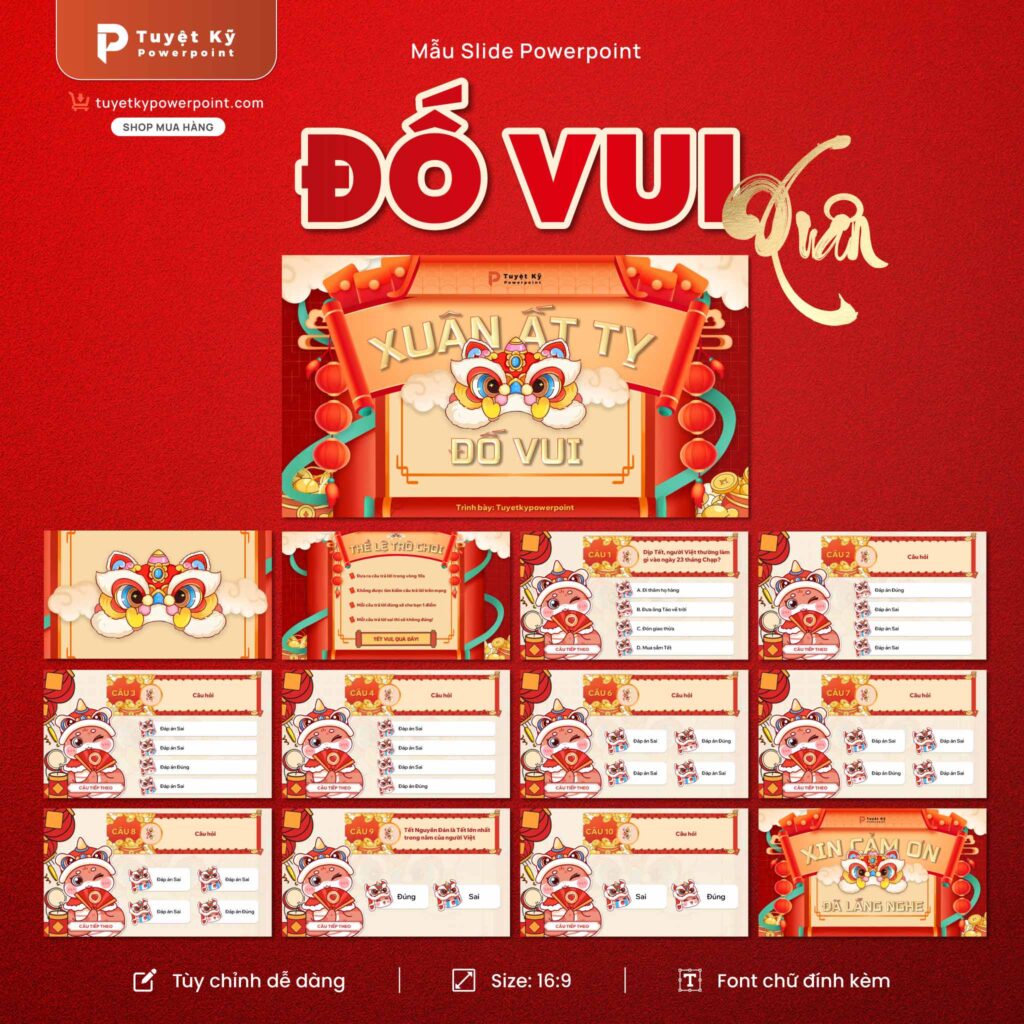 Mẫu Slide Rung Chuông Vàng | Tuyệt kỹ Powerpoint