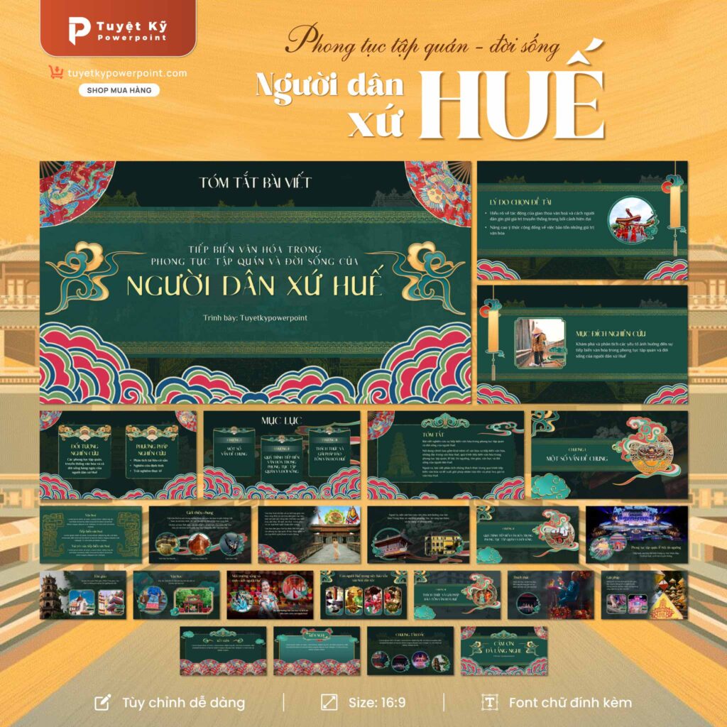 Mẫu Slide Powerpoint Áo dài Việt Nam | Tuyệt kỹ Powerpoint