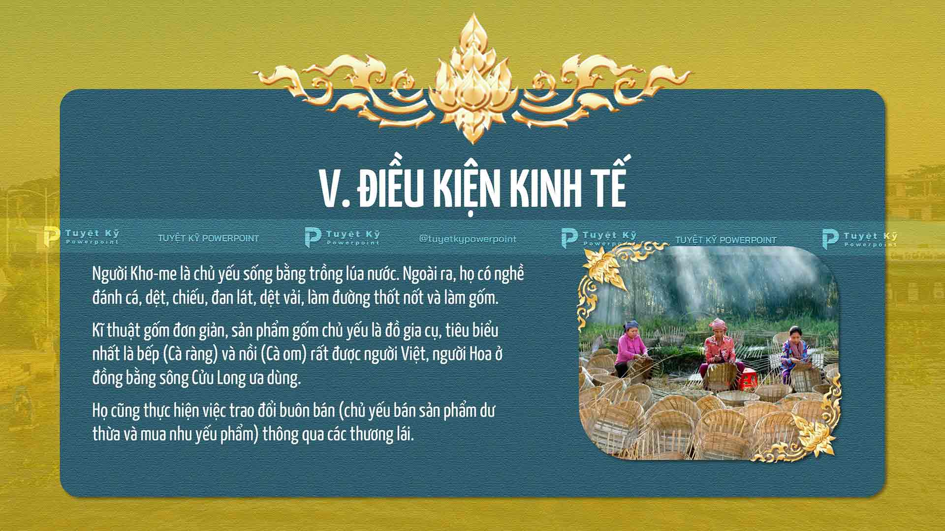 Mẫu Slide Người Dân tộc Khmer ở Việt Nam | Tuyệt kỹ Powerpoint