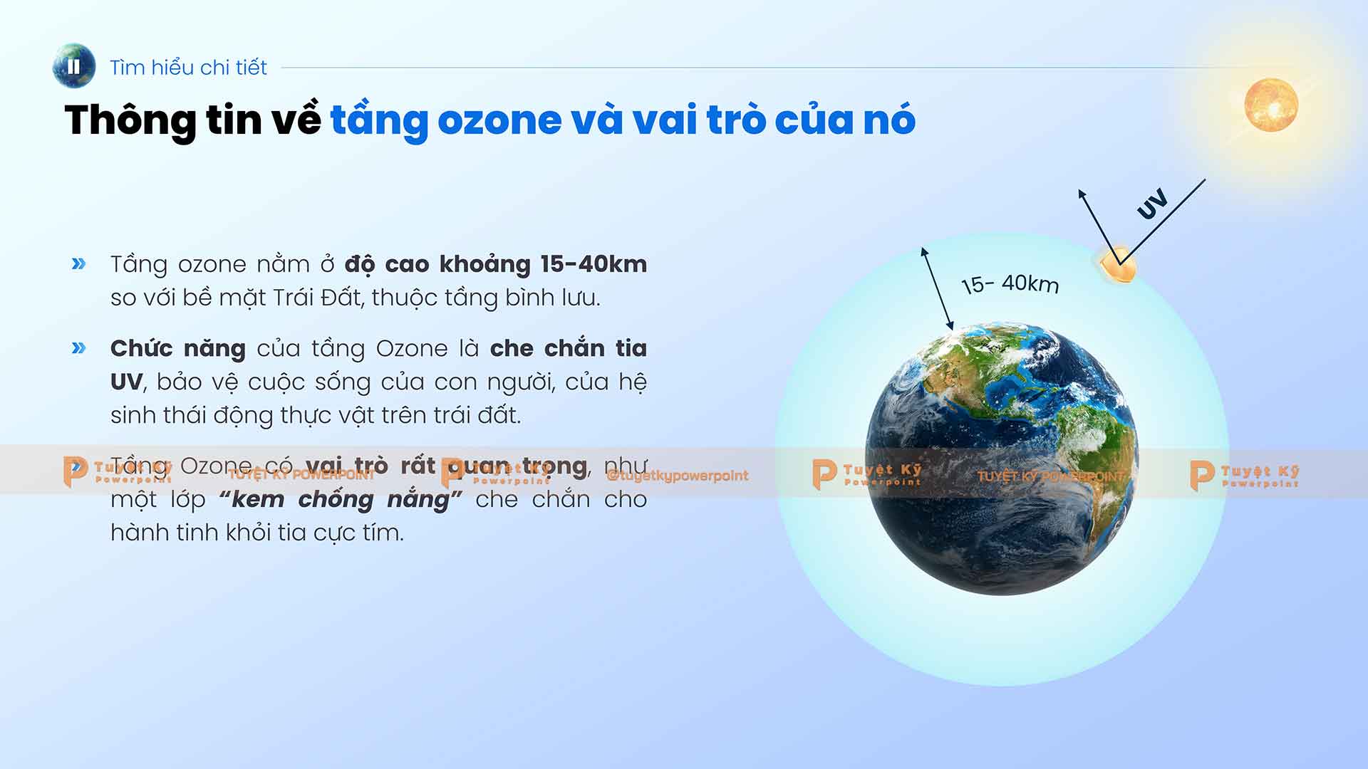 Mẫu Slide Phục hồi tầng Ozone | Tuyệt kỹ Powerpoint