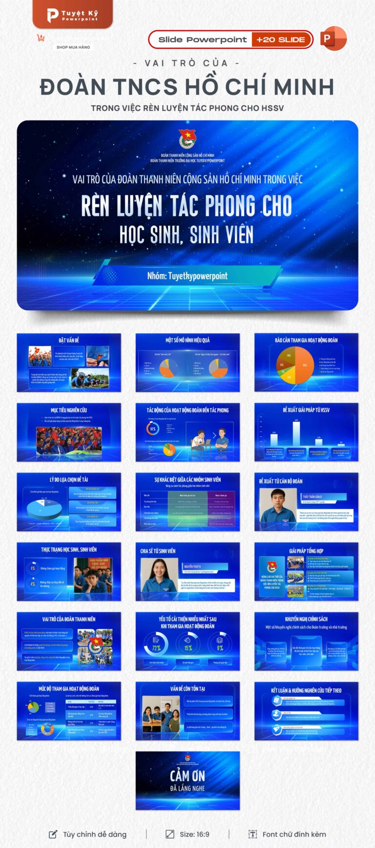 Slide Vai Trò Của Đoàn Thanh Niên Cộng Sản Hồ Chí Minh Trong Việc Rèn Luyện Tác Phong Cho Học ...