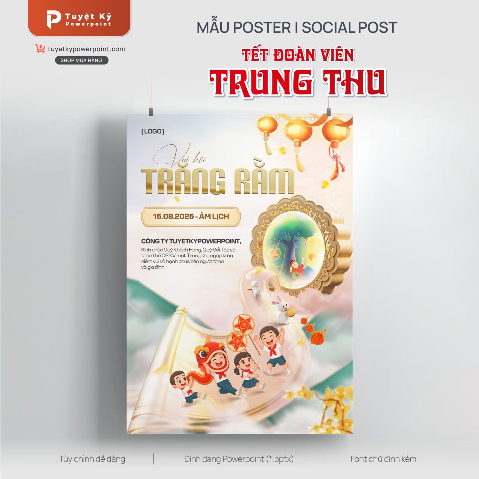 Mẫu Slide Powerpoint Tết Trung Thu | Tuyệt kỹ Powerpoint