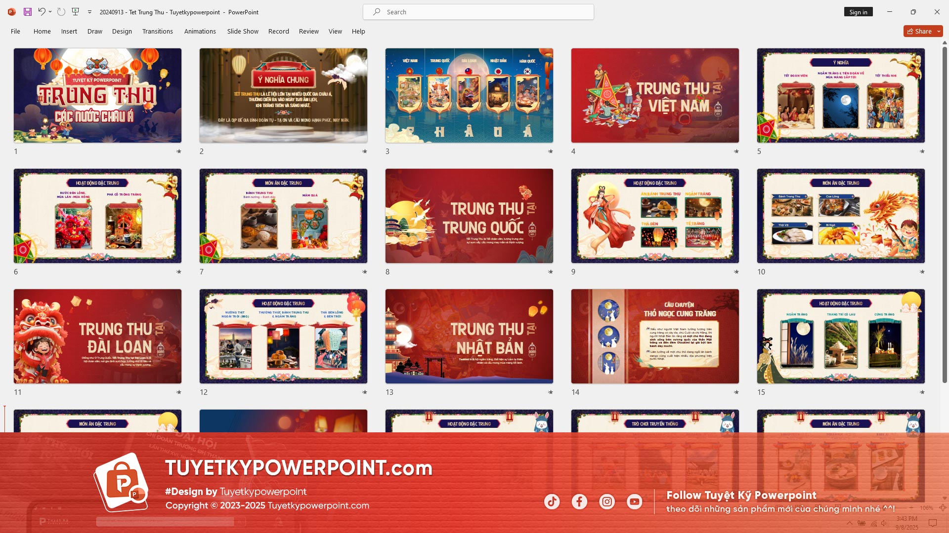 Tổng hợp Mẫu Slide, Backdrop, Banner, Poster Trung Thu đẹp