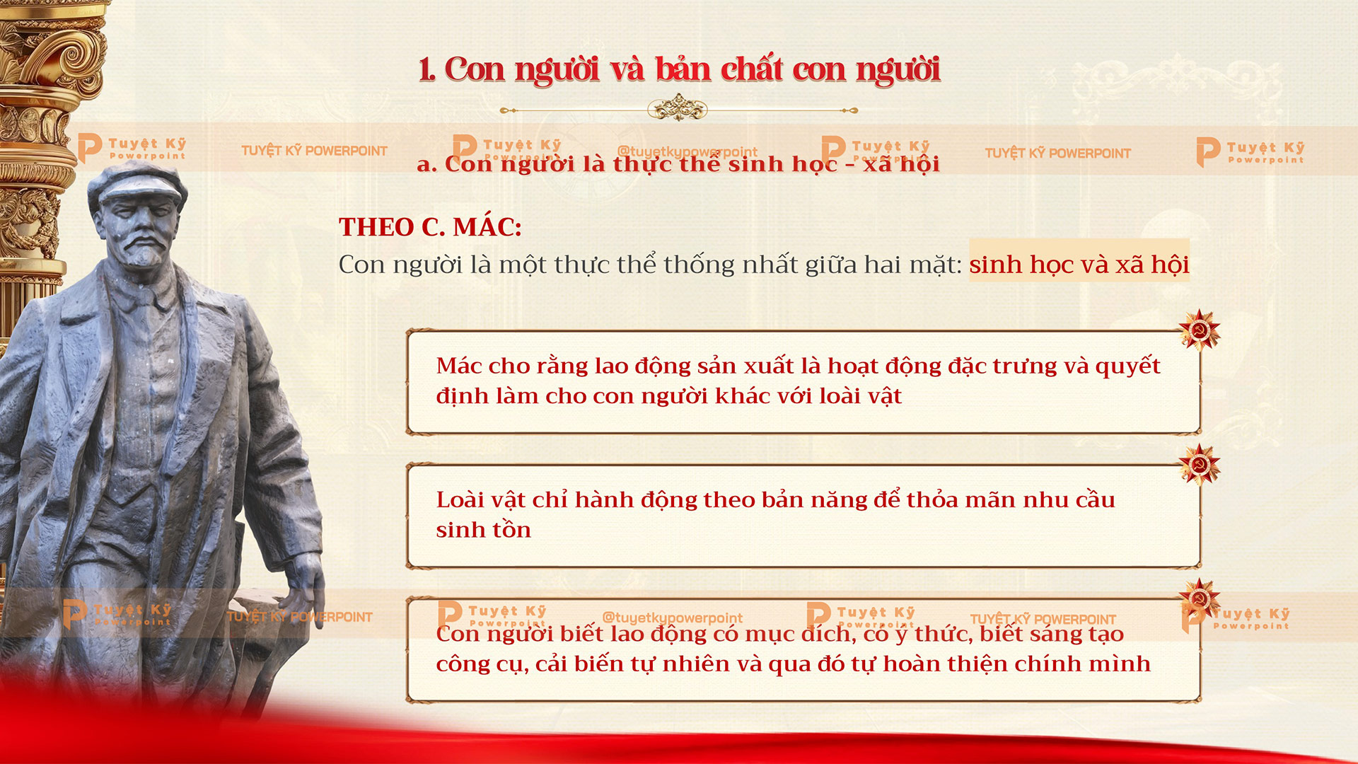 Slide Triết học Mác - Lênin: Triết học về Con người