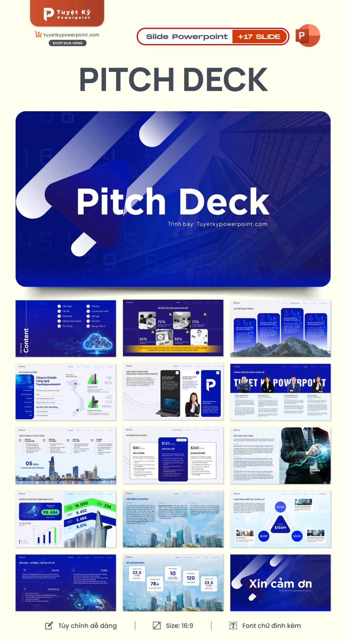 Slide Pitch Deck | Tuyệt Kỹ Powerpoint