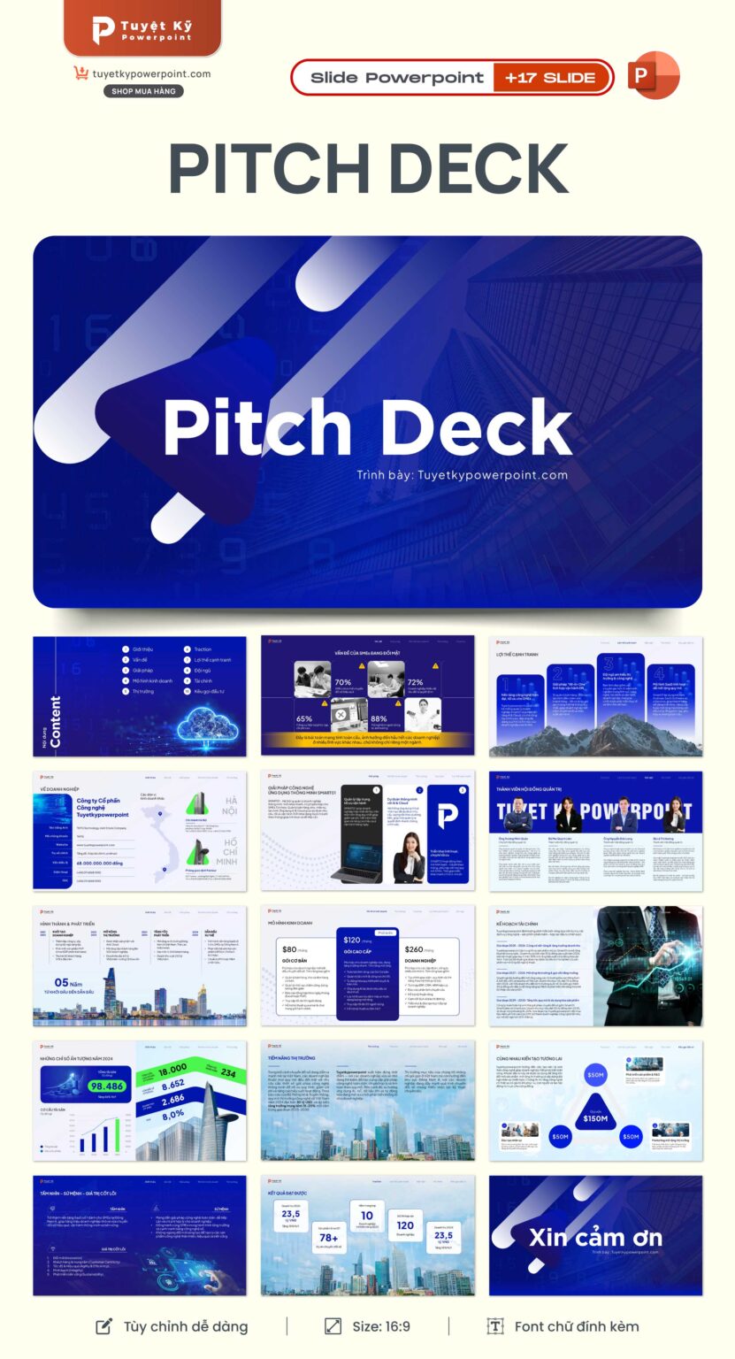 Slide Pitch Deck | Tuyệt Kỹ Powerpoint