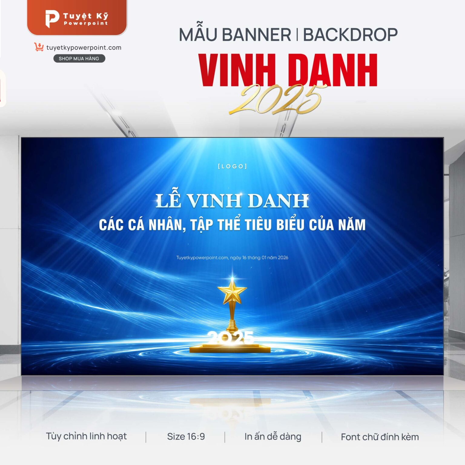 Backdrop / Banner - Tuyệt Kỹ Powerpoint