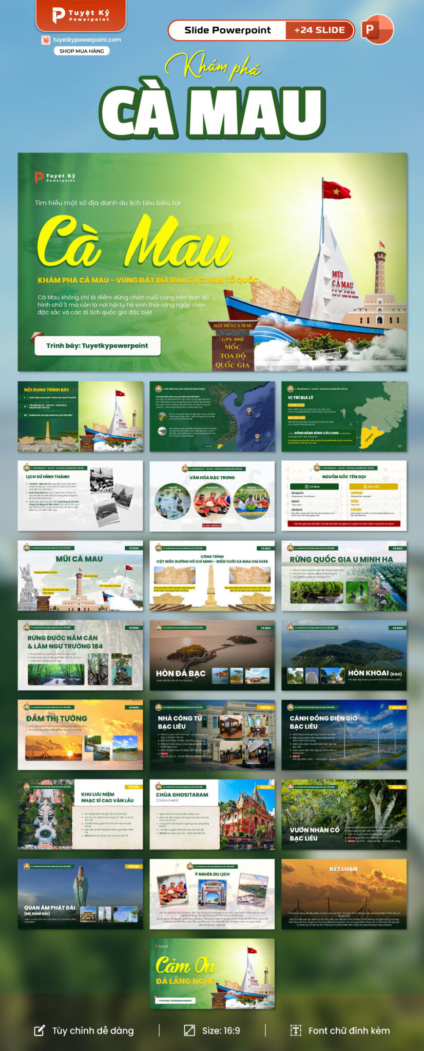 Slide Cà Mau – Vùng Đất Địa Đầu Cực Nam Tổ Quốc